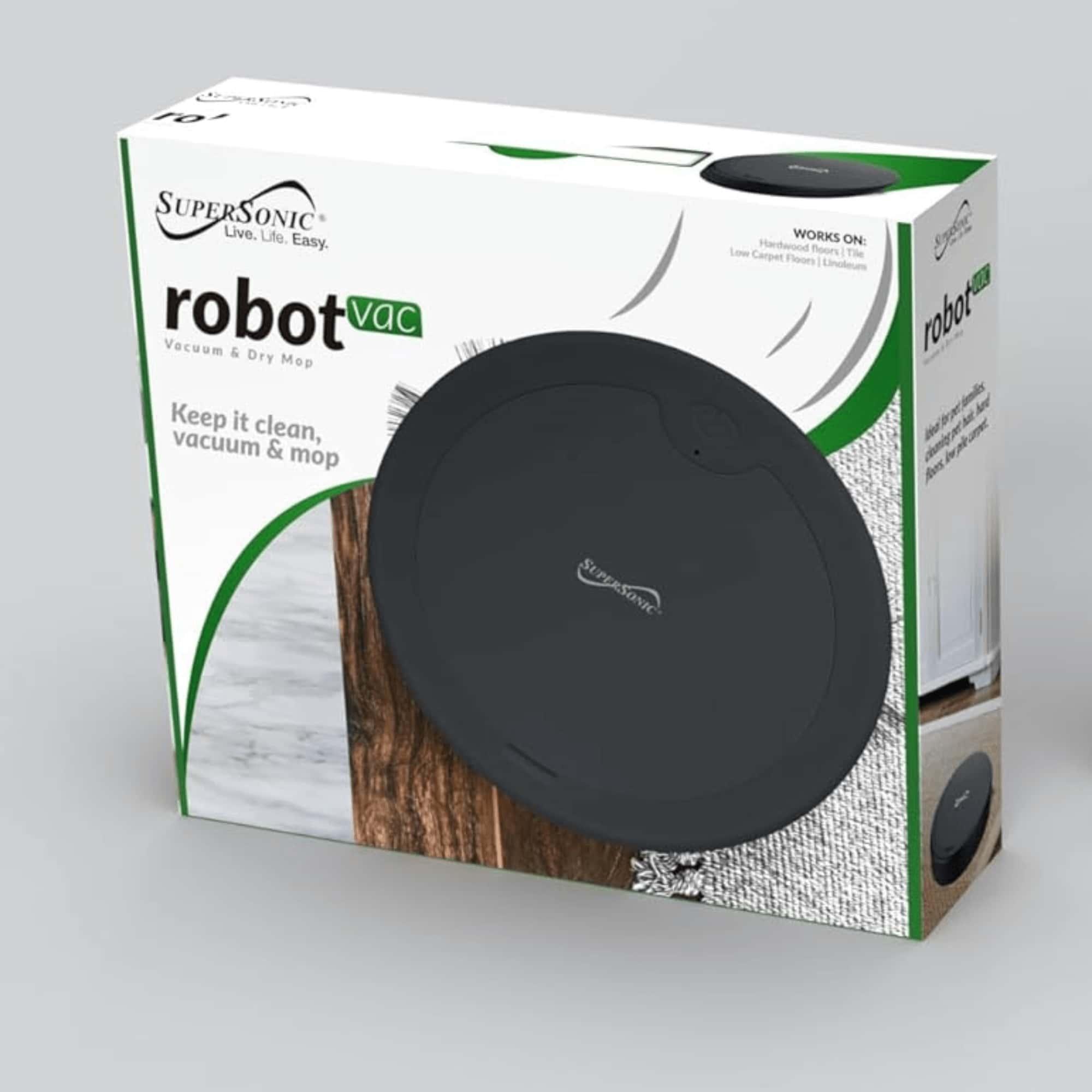 Supersonic Robot Vac Vacuum And Dry Mop | SHEIN UK
