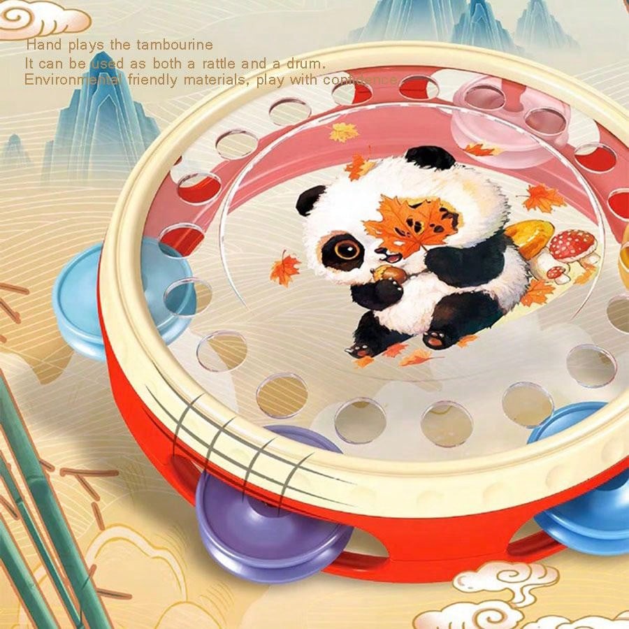 Intelligence Hand Patting Tambourine Hand Drum Baby Toy Percussion ...