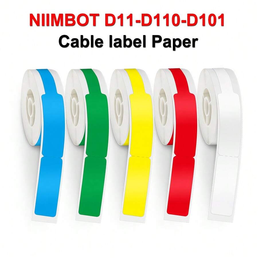 Original Niimbot D11 Cable Label Sticker For D110 D101 Pinter Labels ...