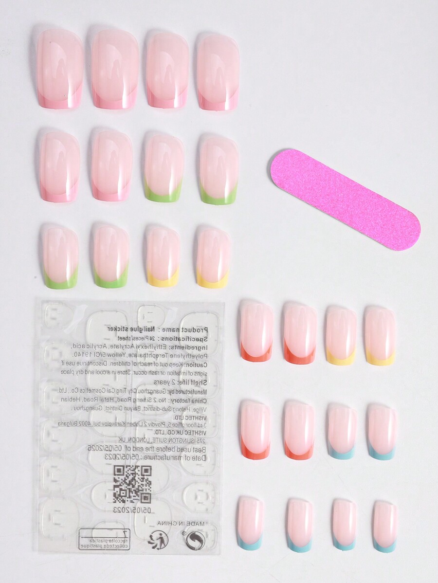 24 Pieces Of Dopamine French Advanced Atmosphere Simple And Energetic ...