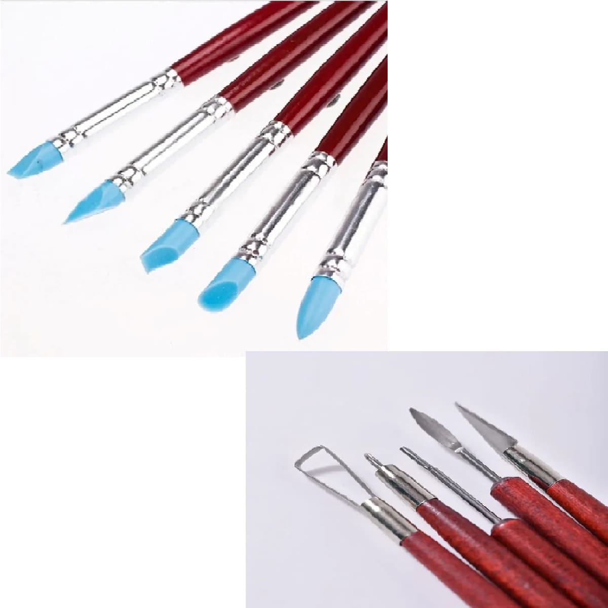 Kit 5 Silicone Molds + Kit Of 6 Modeling Tools | SHEIN USA