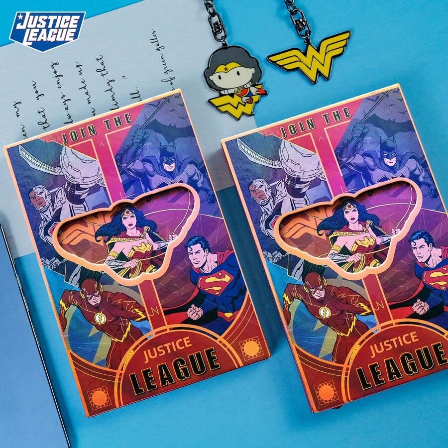 Justice League Justice League Anime Notebook, DC Hero Cool Wonder Woman ...