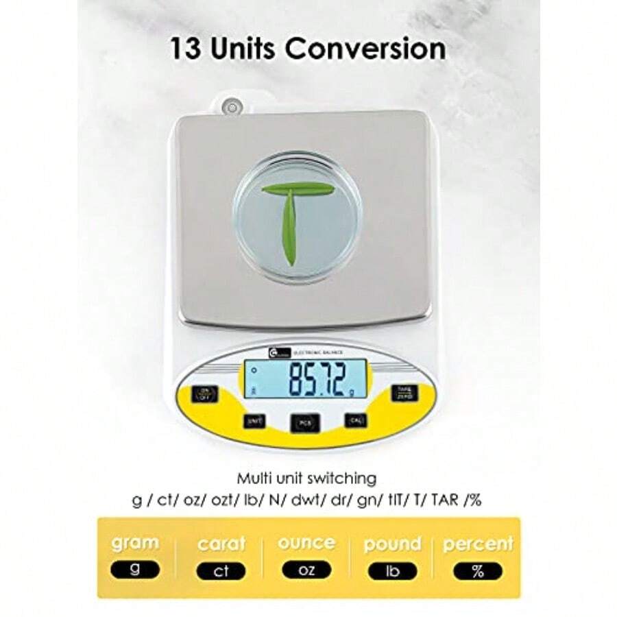 Digital Scales 0.01g Precision Analytical Electronic Balance Jewelry ...