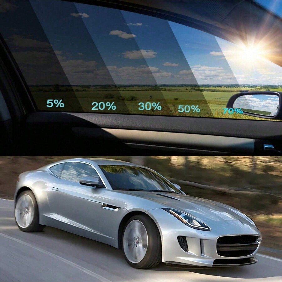 Window Tint Film For Car, Automotive Window Tint Window Privacy Film 5% ...