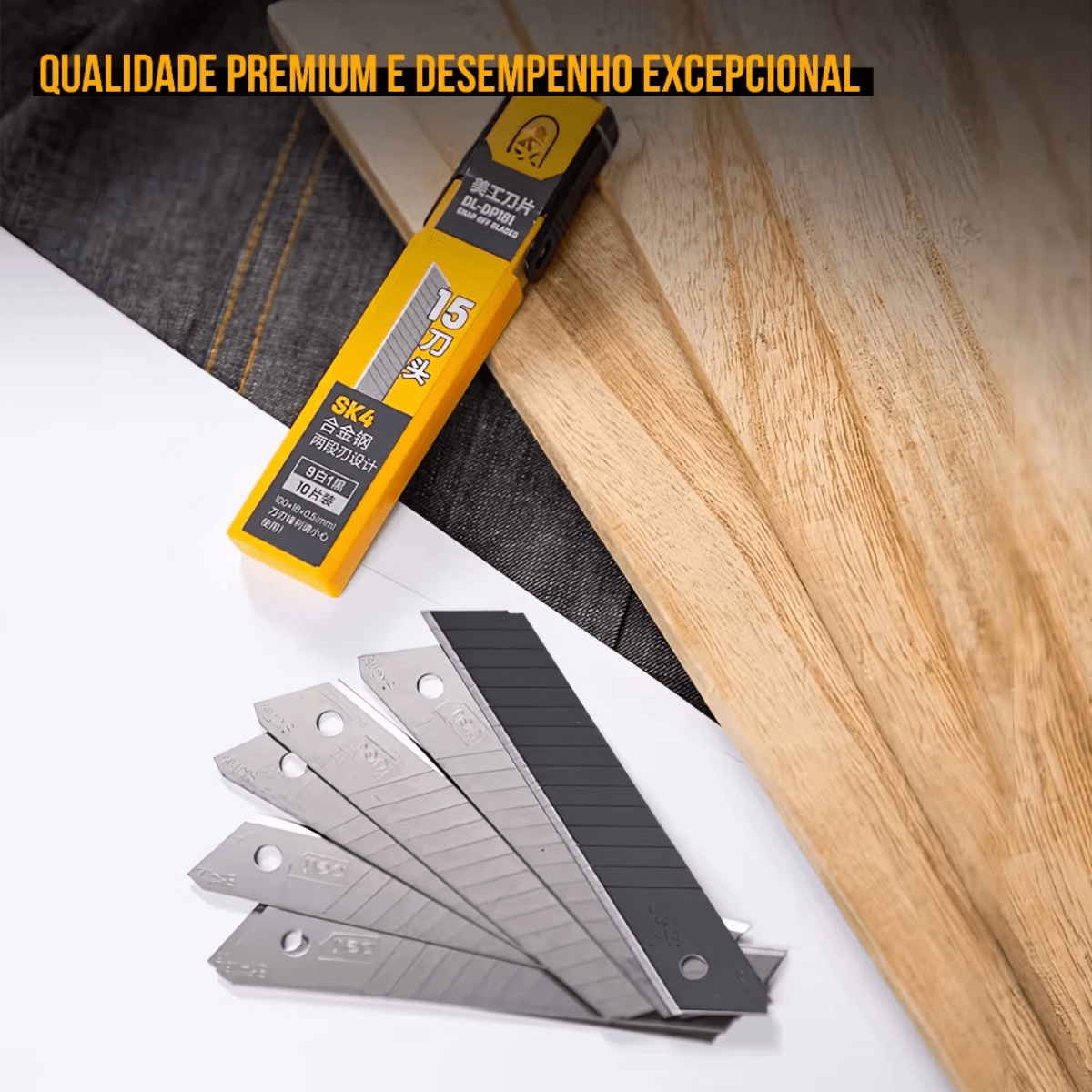 Kit 50 Sharp Refill Blades For Professional Utility Knife Set Of 50 ...