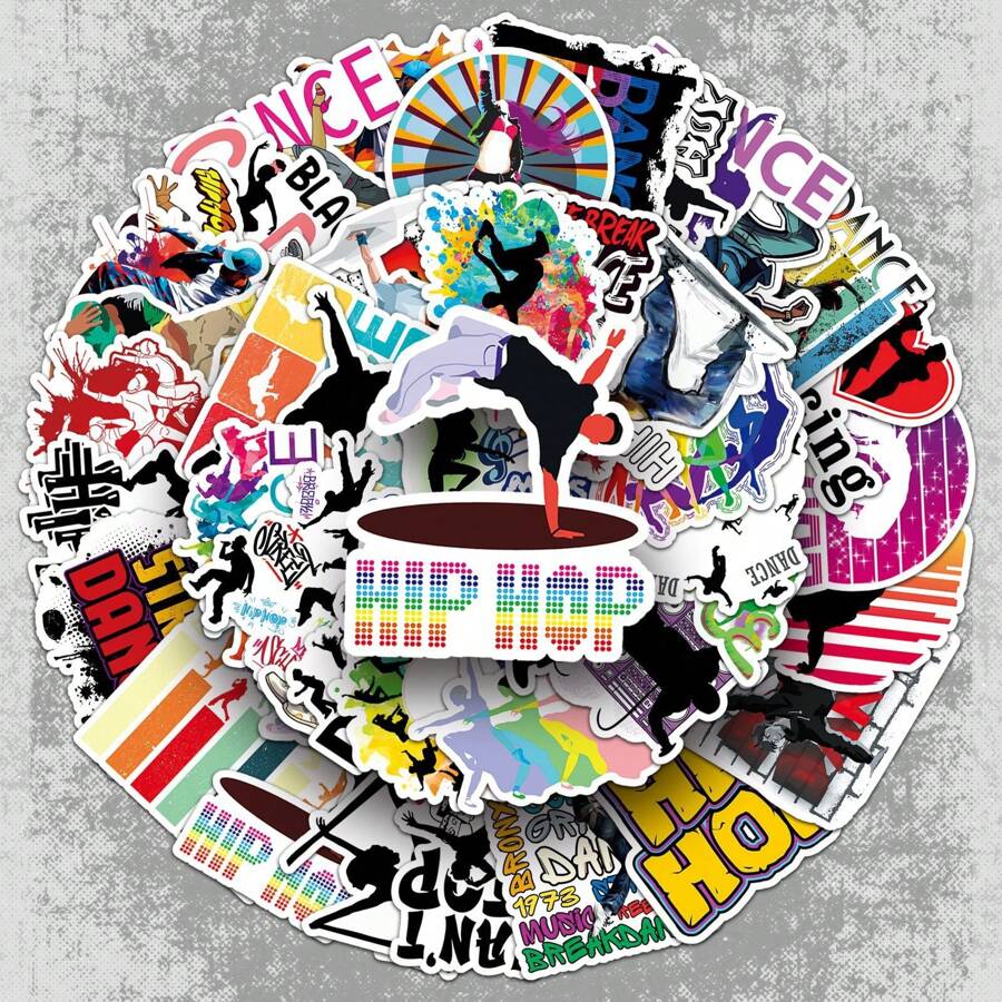 50pcs Dance Stickers Ballet Stickers Dance Team Gifts Hip Hop Dance ...