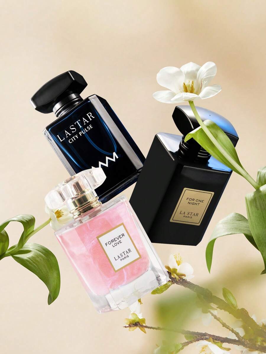 LASTAR Juego de 3 frascos de perfume de 55 ml, notas amaderadas de ...