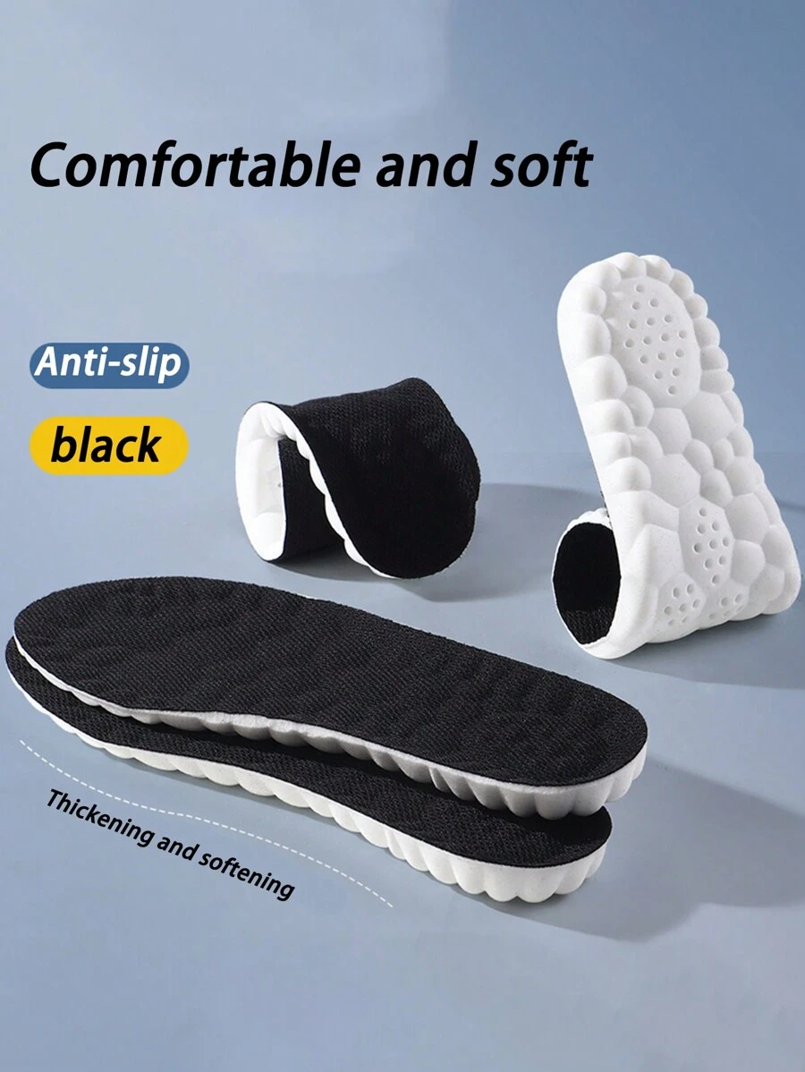 1 Pair Of 4Dpu Sports Springback Insole, Comfortable And Soft | SHEIN USA