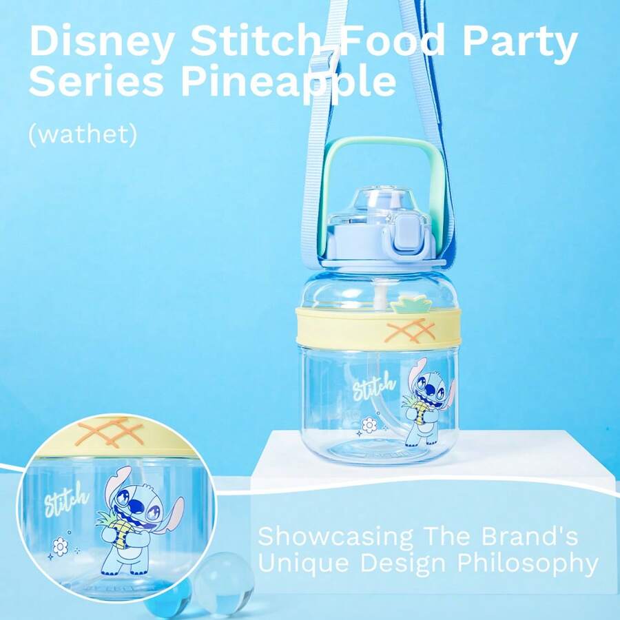 Miniso Miniso Disney Stitch Food Party Series Pineapple Tritan Cup ...