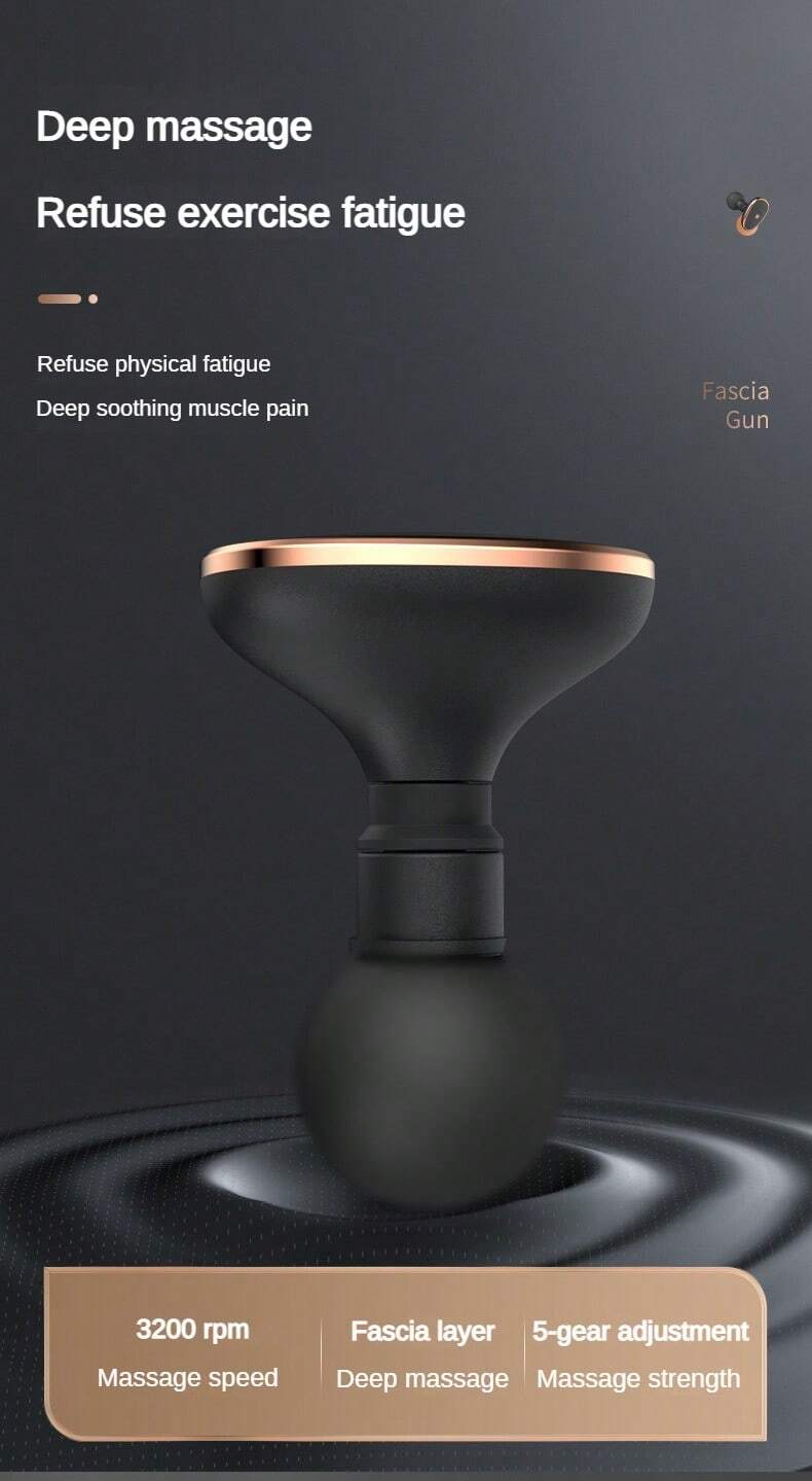 New Mini Massager Muscle Relaxation Fascia Gun Home Vibration Massager ...