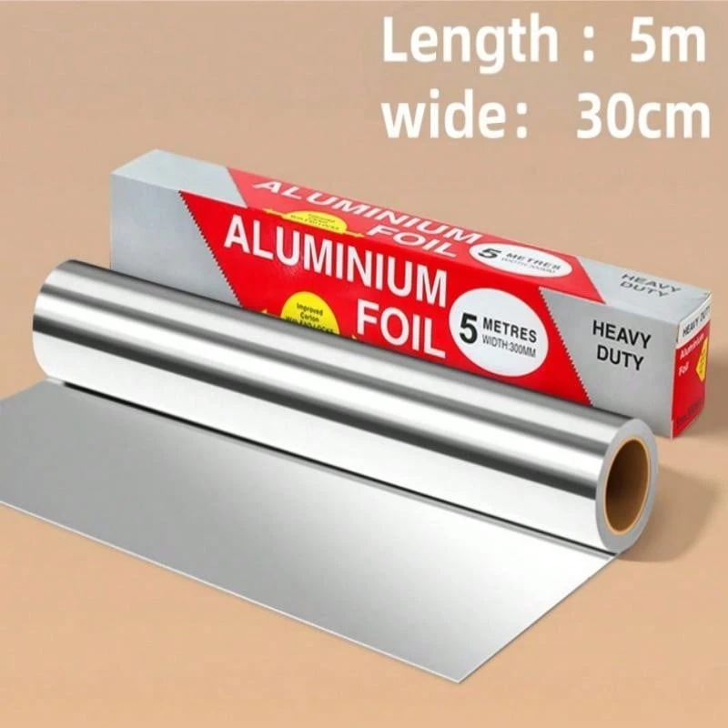 Household Thick Aluminum Foil Paper, One-Time Baking Foil Paper ...