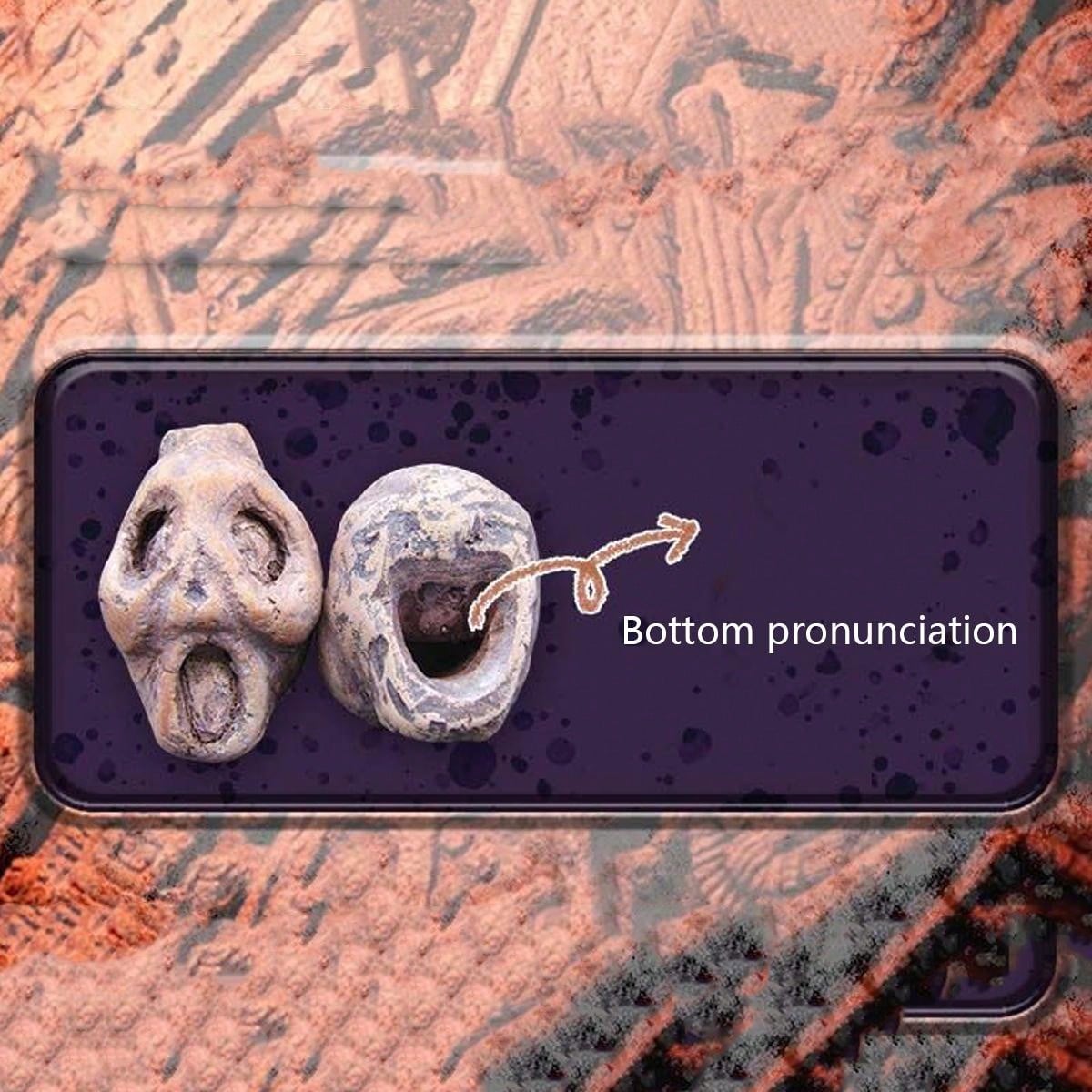 Demon Whistle Mini Strange Sound Ceramic Whistle, Stress Relief Howl ...