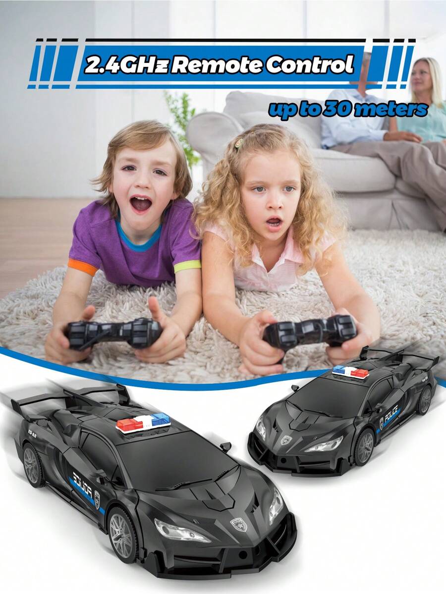 1pc Remote Control Transforming Car Robot Toy, Transforming Robot Toy ...