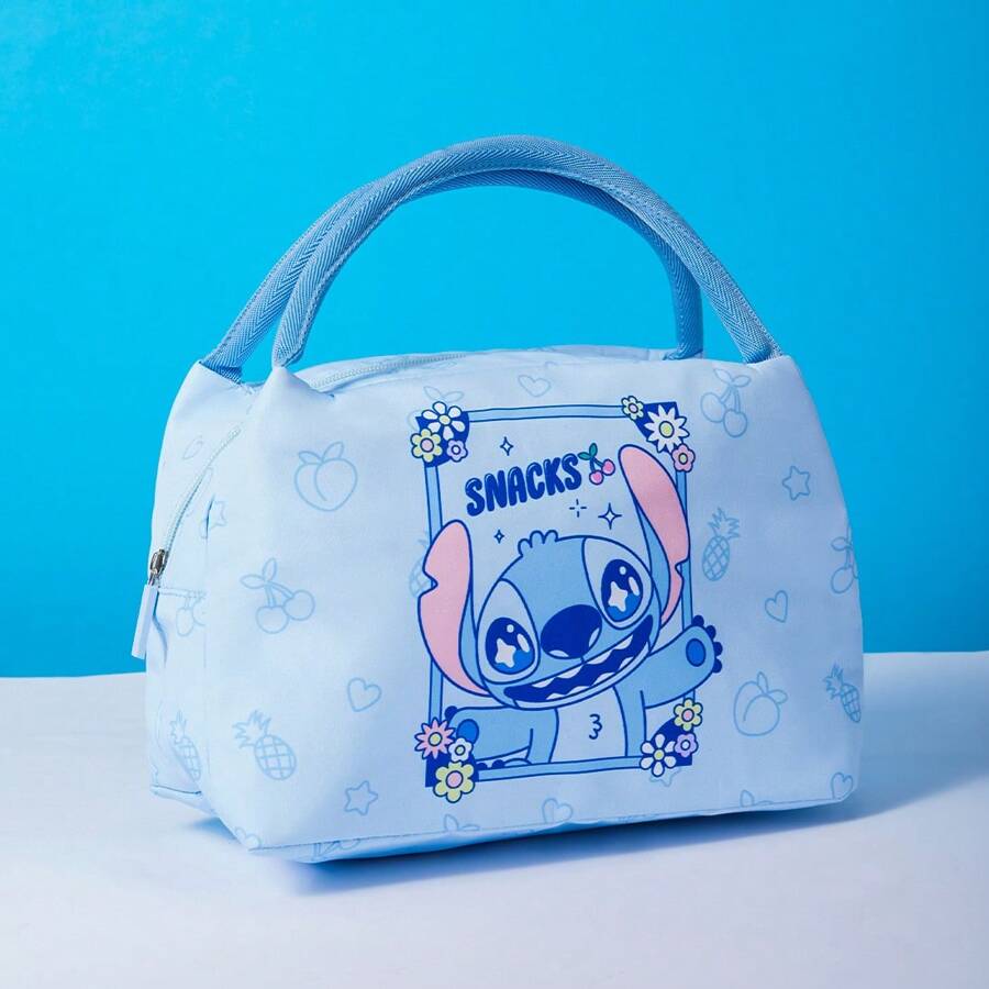 Miniso Disney Light Blue Stitch Dinner Party Series Square Box Shape ...