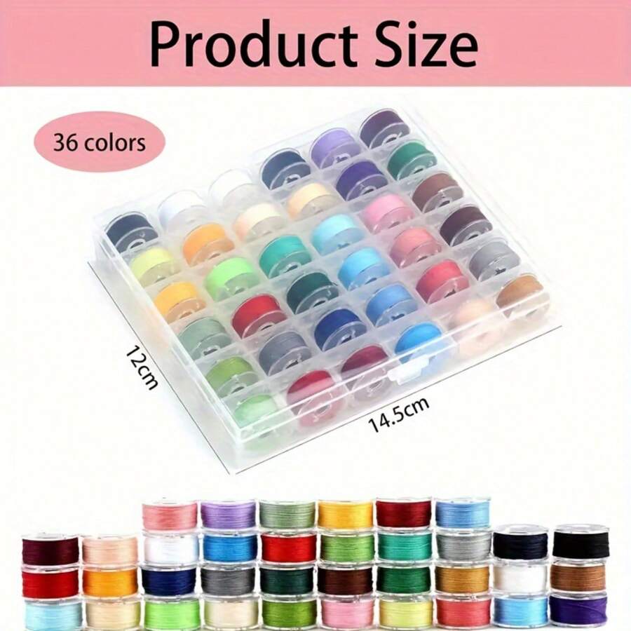 36 Spool Assortment Of Sewing Threads For Lock Stitch, Suitable For ...