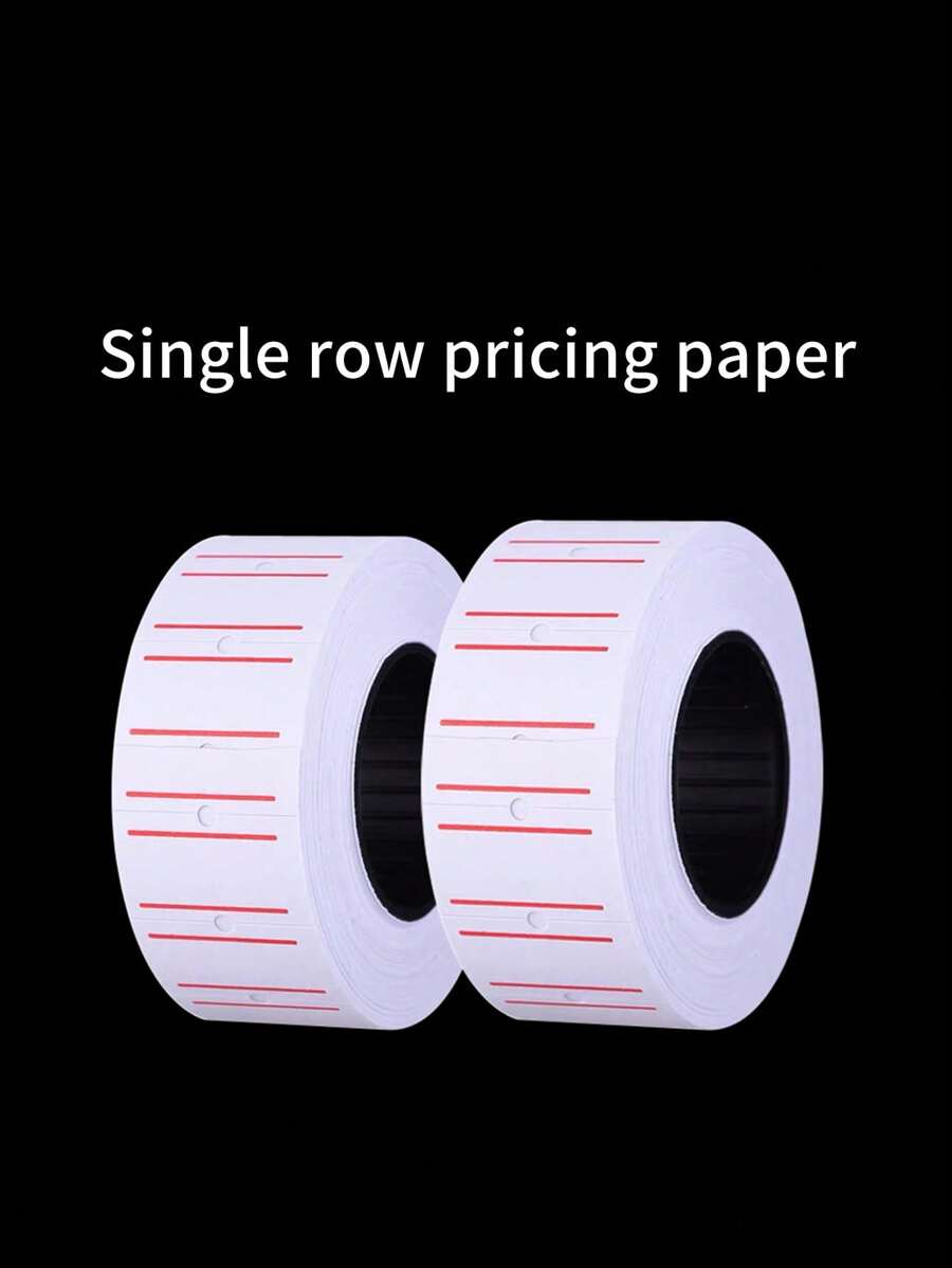 1 Roll/Pack Adhesive Labels, Tag Gun Specific Labels, Round Reel Coated ...