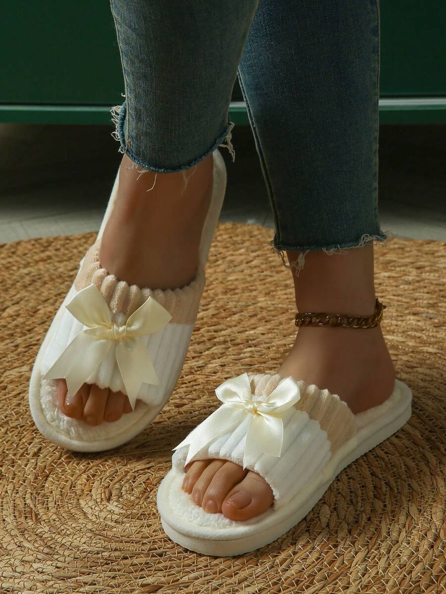 Sweet Wind Lace Lace Bow Casual New Models Home Indoor Comfortable ...