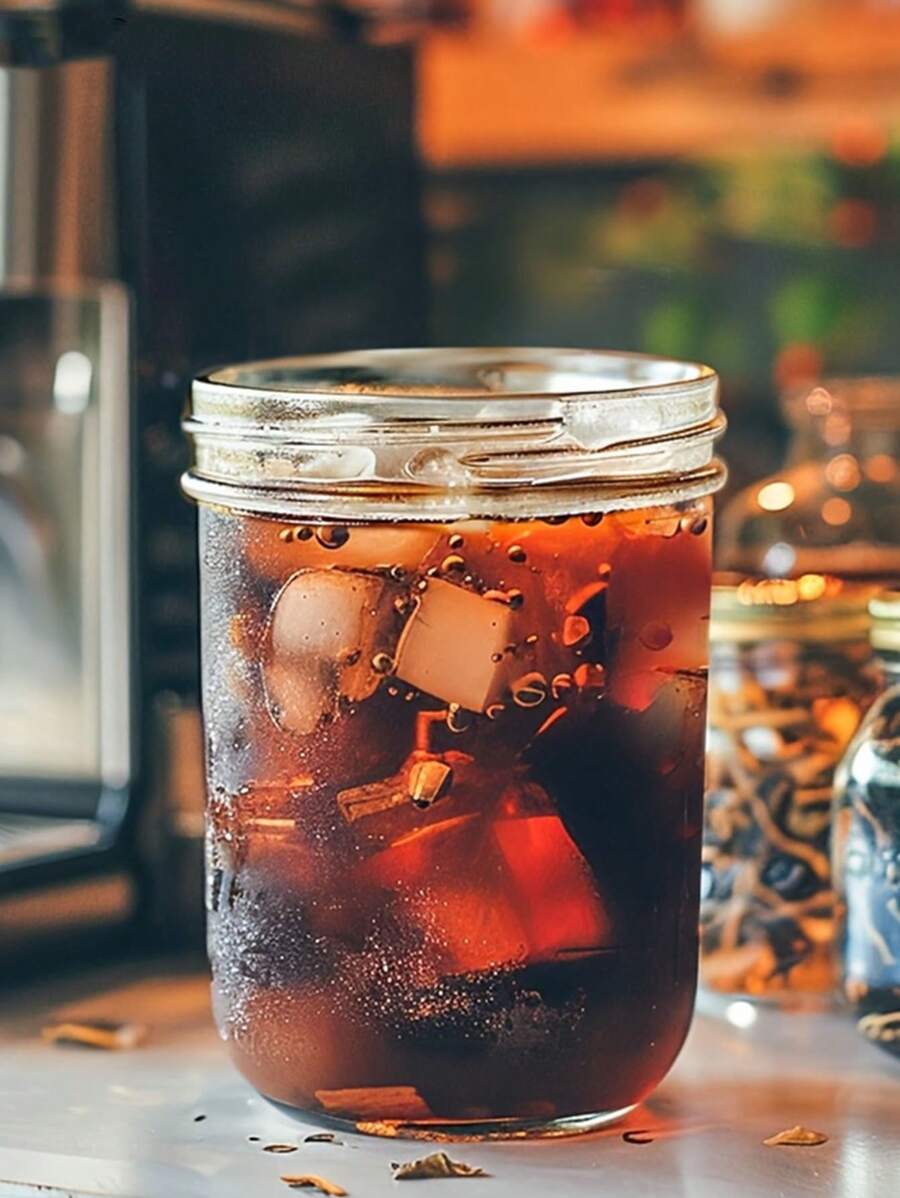 KEMORELA 4 verpakkingen Mason-potten van 16 oz met deksels, pint Mason ...