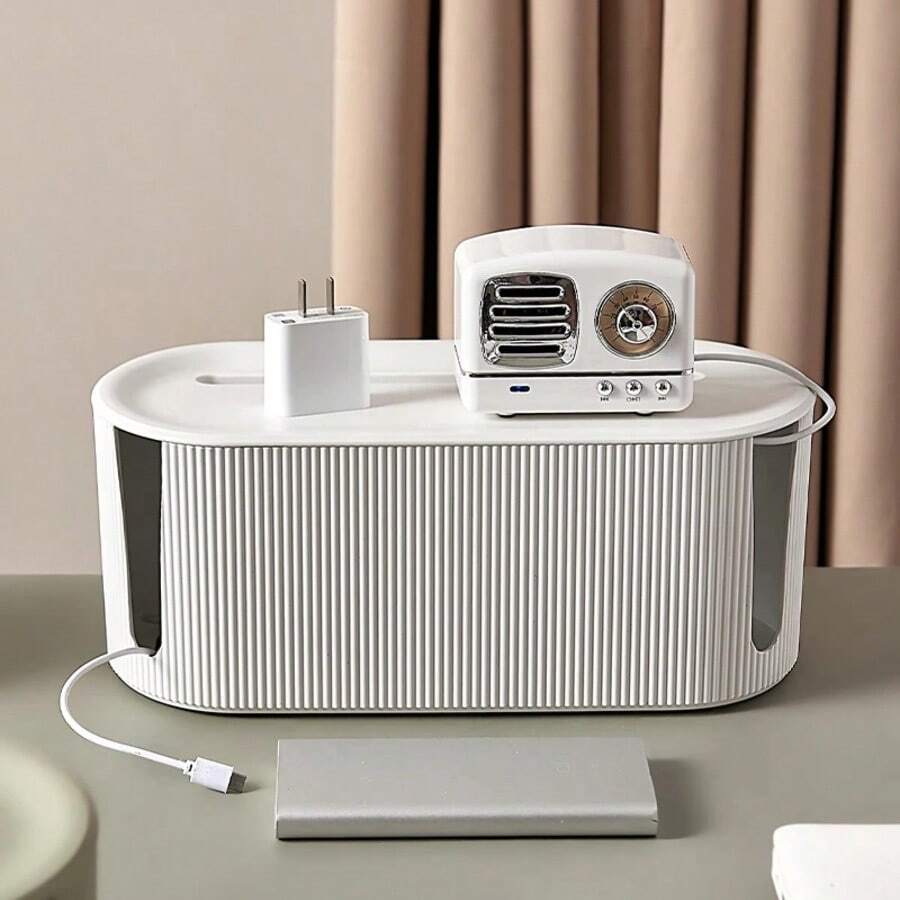 Nordic Plug Board Storage Box Cable Wire Organizer Case Socket Wireless ...