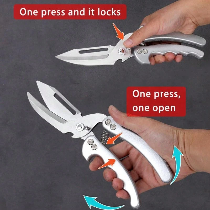 Heavy-Duty Poultry Scissors - Kitchen Scissors For Cutting Chicken ...