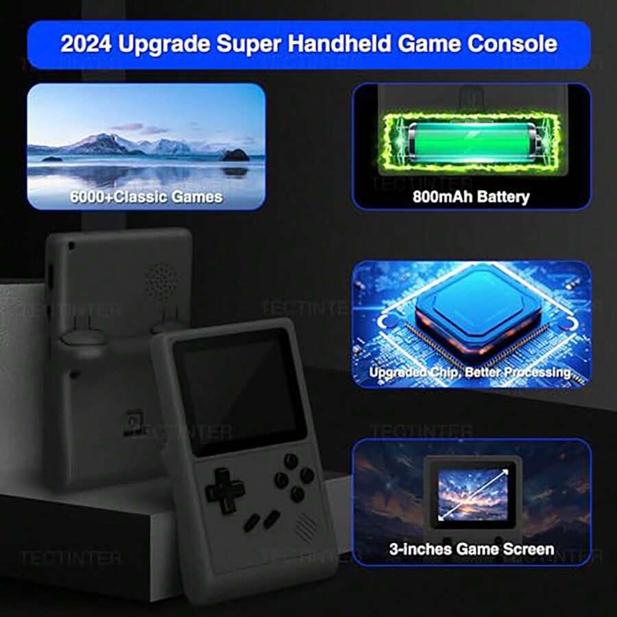 GB300 Handheld Game Console - 6000+ Retro Video Gaming Console Support ...