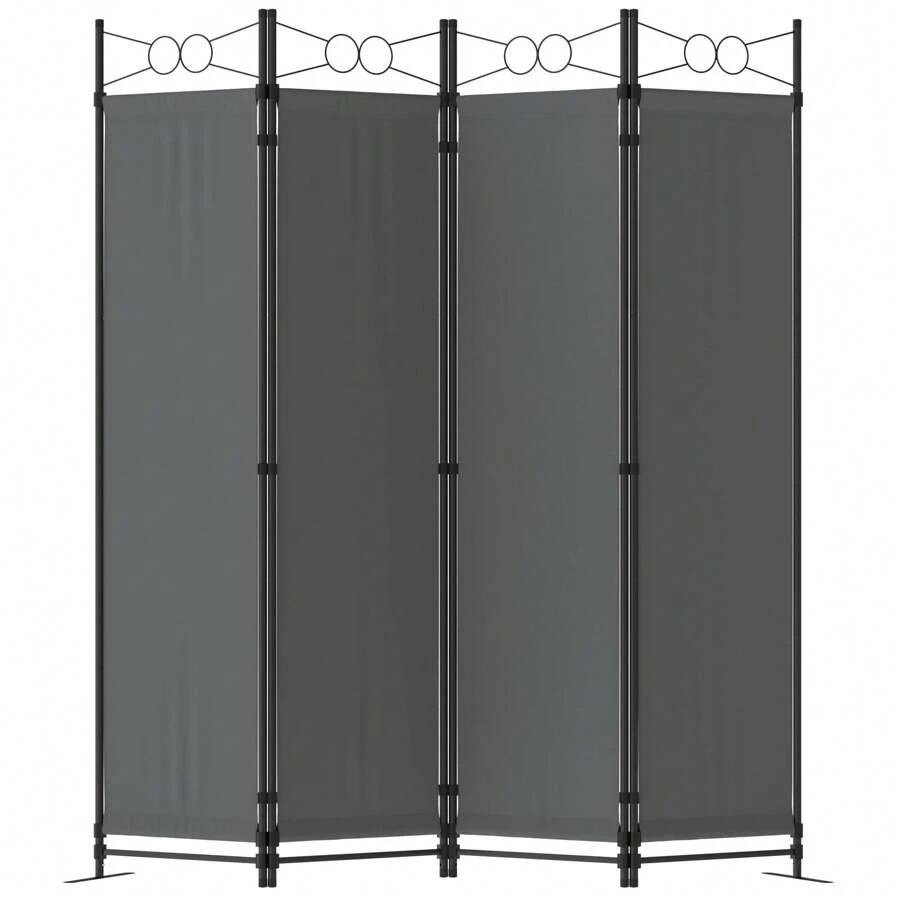 Room Divider And Folding Privacy Screens 4 Panel Partitions Wall ...