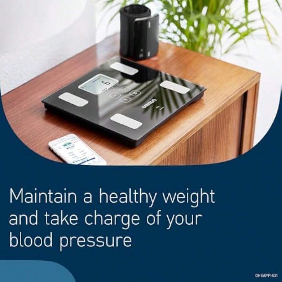 Bluetooth Smart Scale Body Composition Monitor Fat Weight Visceral ...