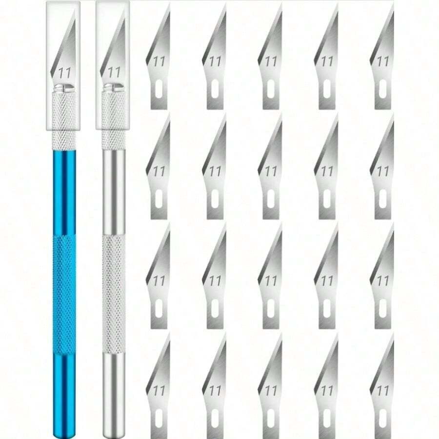 2 Packs Exacto Knife For Crafts, Precision Knife Exacto Blades, Hobby ...