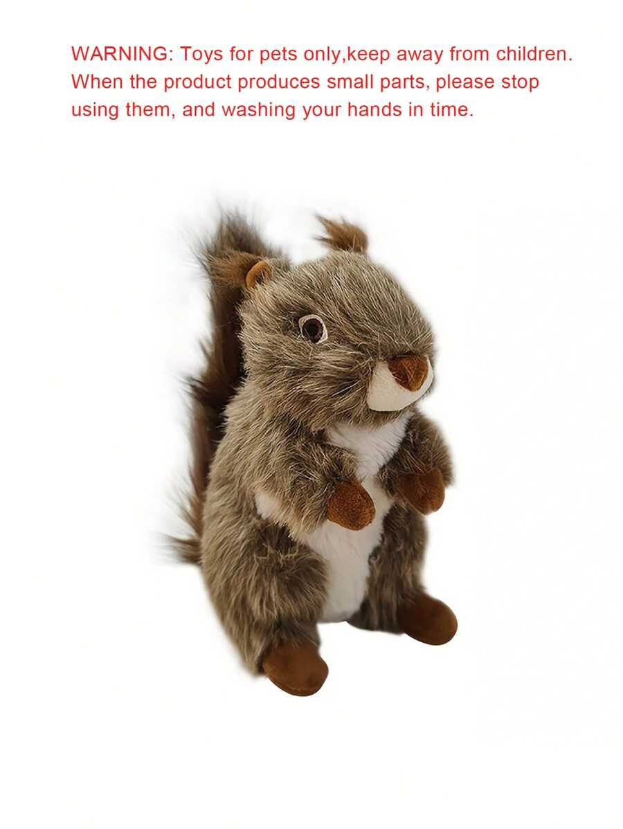 Realistic Wild Squirrel Stuffed Animal Plush Doll With Sound Effect ...