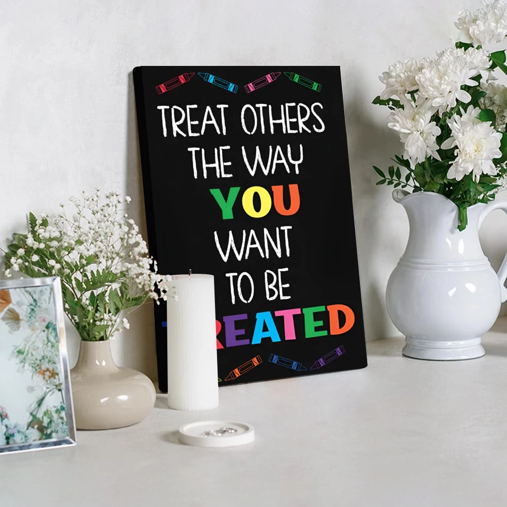 1 Pc Framed Motivational Wall Art For Classroom Decor, Classroom ...
