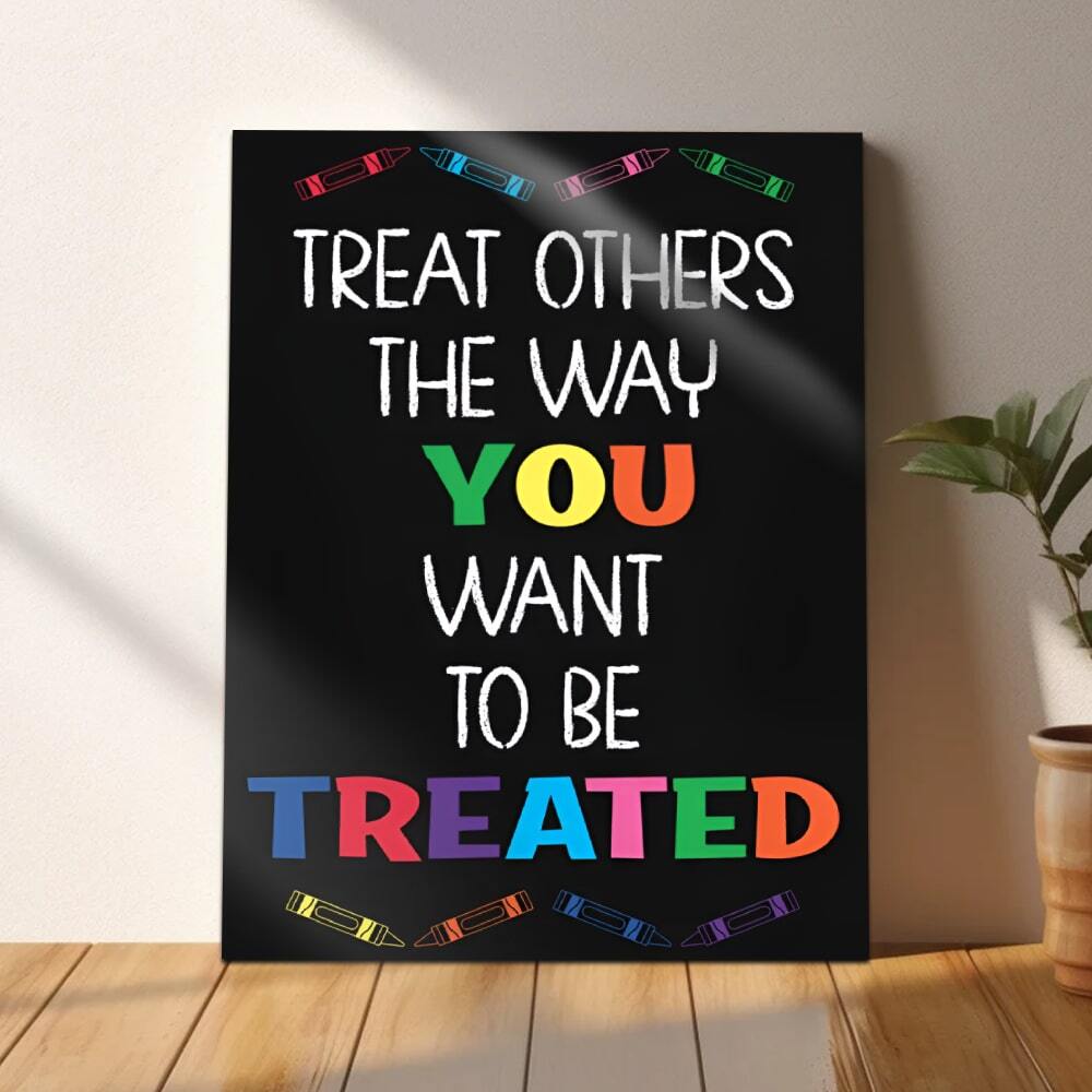 1 Pc Framed Motivational Wall Art For Classroom Decor, Classroom ...