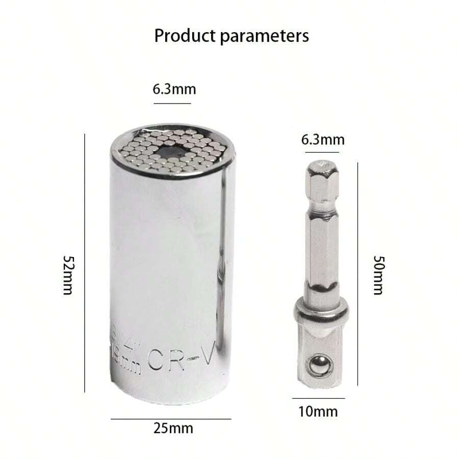 Universal Socket Wrench Set (7-19mm), Super Socket Set, For Loosening ...