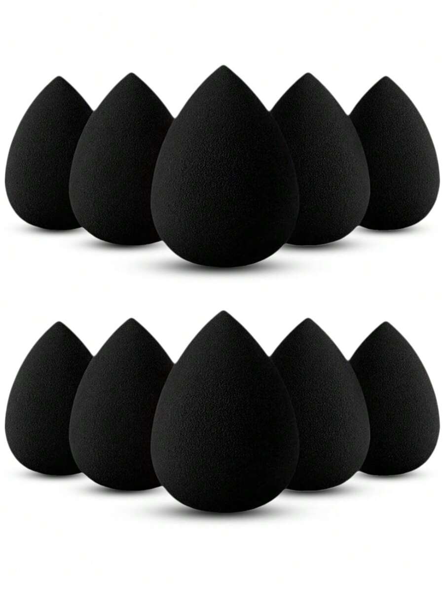 10pcs/Pack Soft Makeup Sponges, Cosmetic Blending Sponge Applicators ...