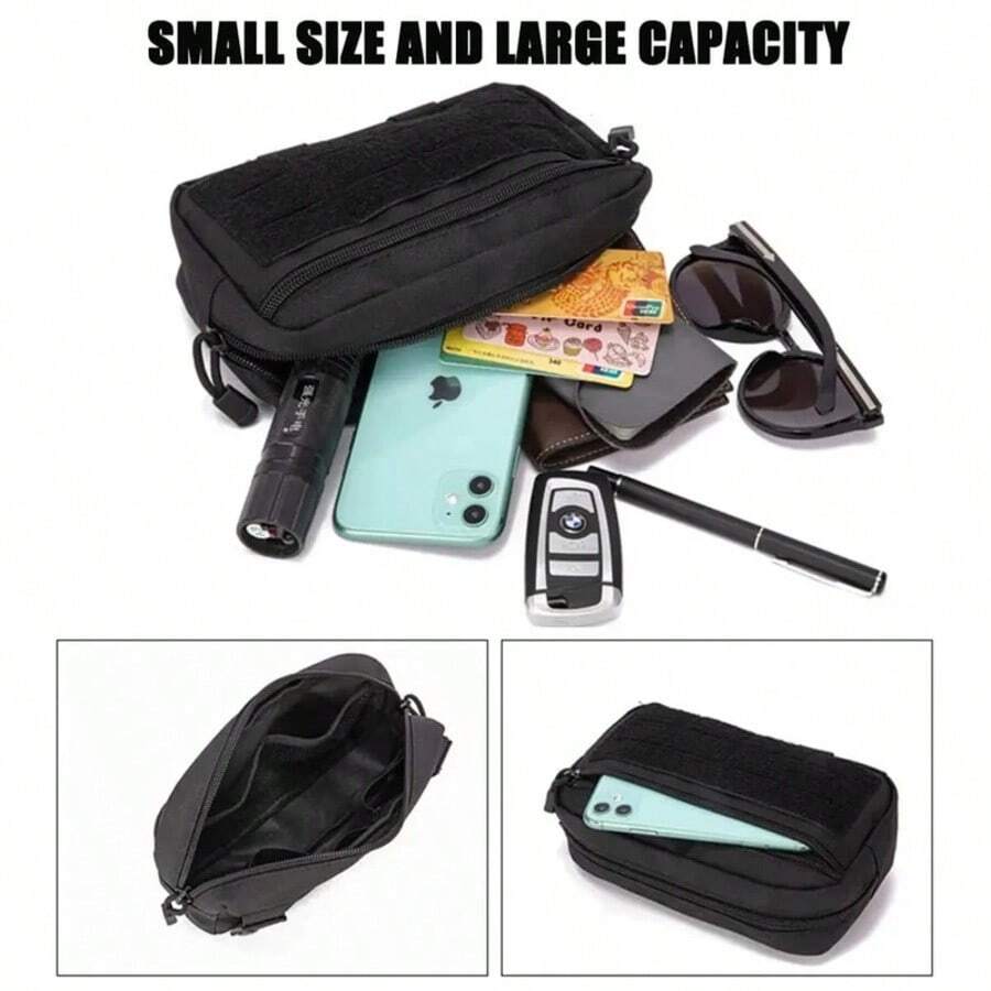 1000D Laser Cut Molle Pouches Compact Water-Resistant Utility Admin ...