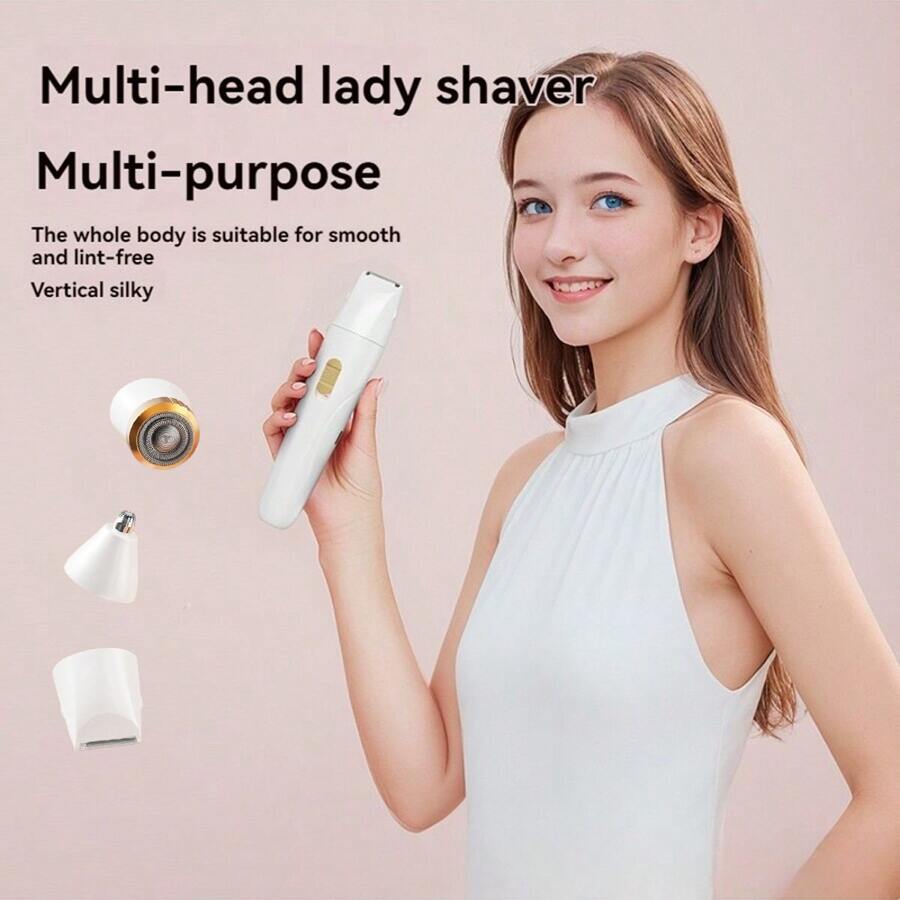 New Multifunctional Electric Shaver 3-In-1 Multi Head Replacement For ...