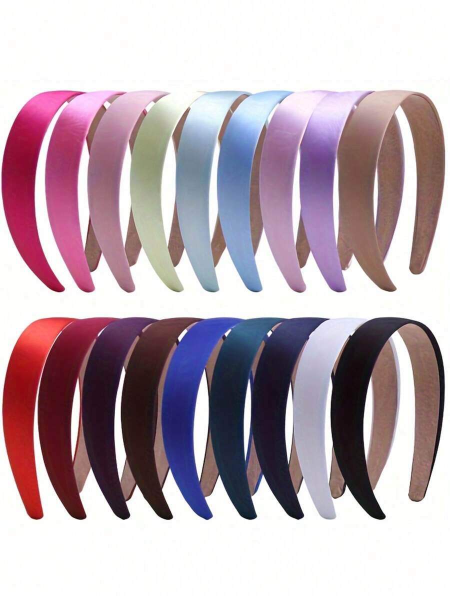 1pc 3cm Wide Pastel Color Solid Plain Headband, Simple & Versatile Hair ...