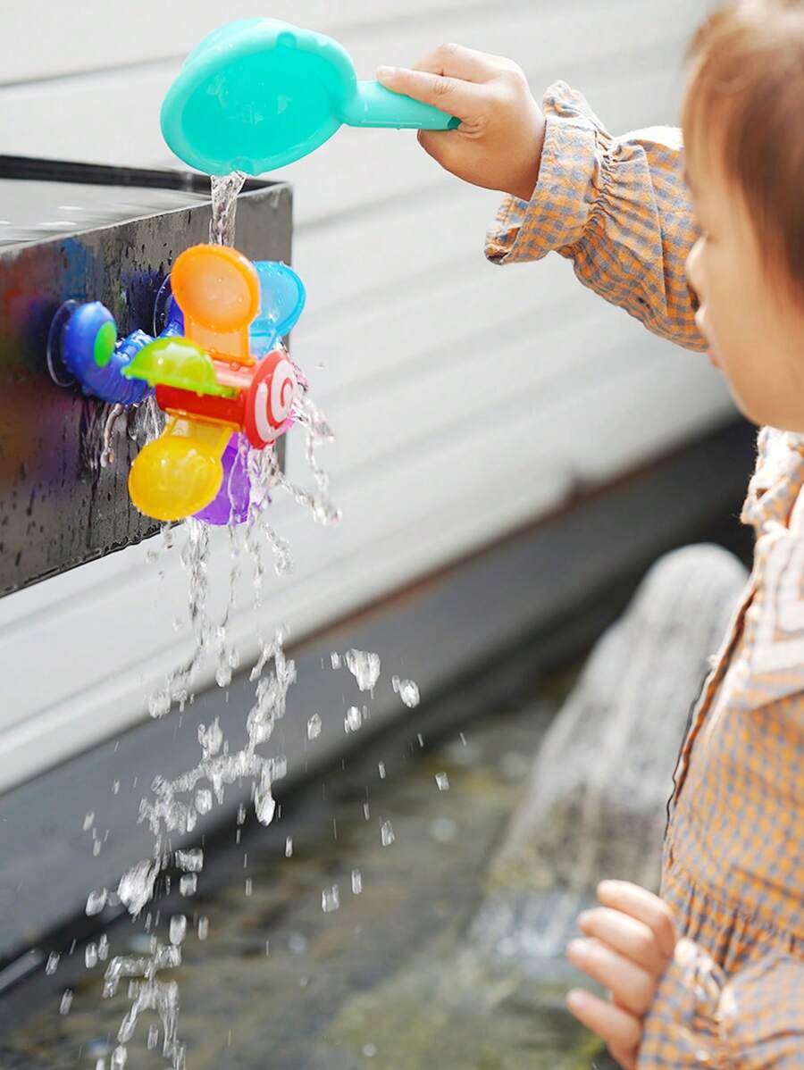 3pcs/Set Kids Colorful Pinwheel Rotating Bathing Toys, Fun Water Toys ...