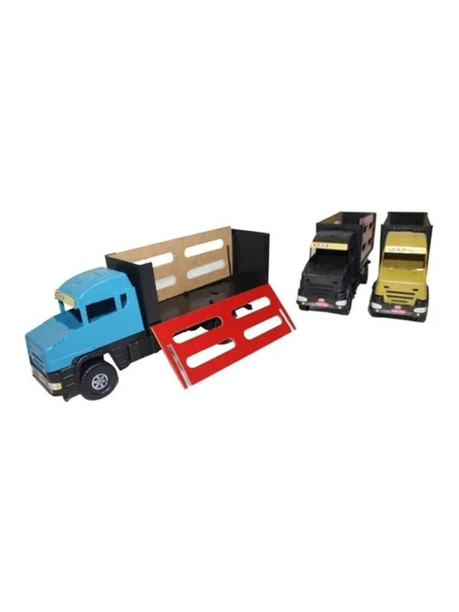 Mini Wooden Plastic Toy Cattle Truck 13x30cm | SHEIN UK