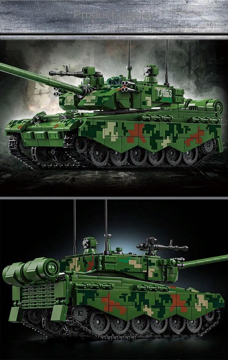 Tank Armor Vehicle Building Blocks, Tiger Tank T34 Tank Model ...