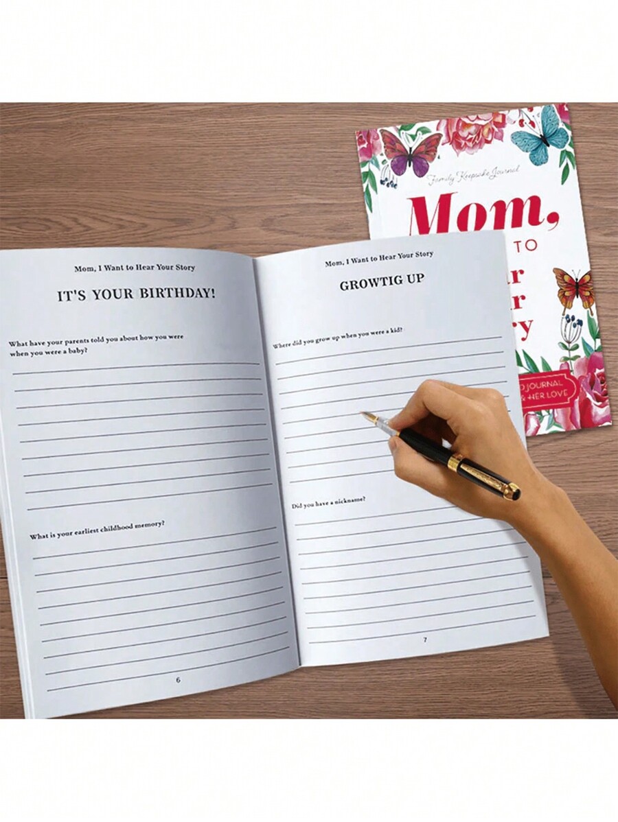 Mom, I Want To Hear Your Story: A Mother's Guided Journal Sharing Her ...