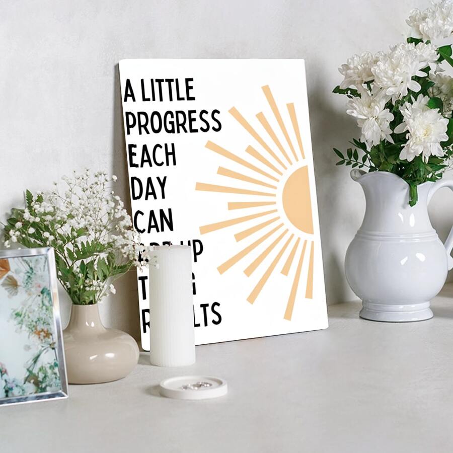 1 Pc Framed Motivational Wall Art For Classroom Decor, Classroom ...