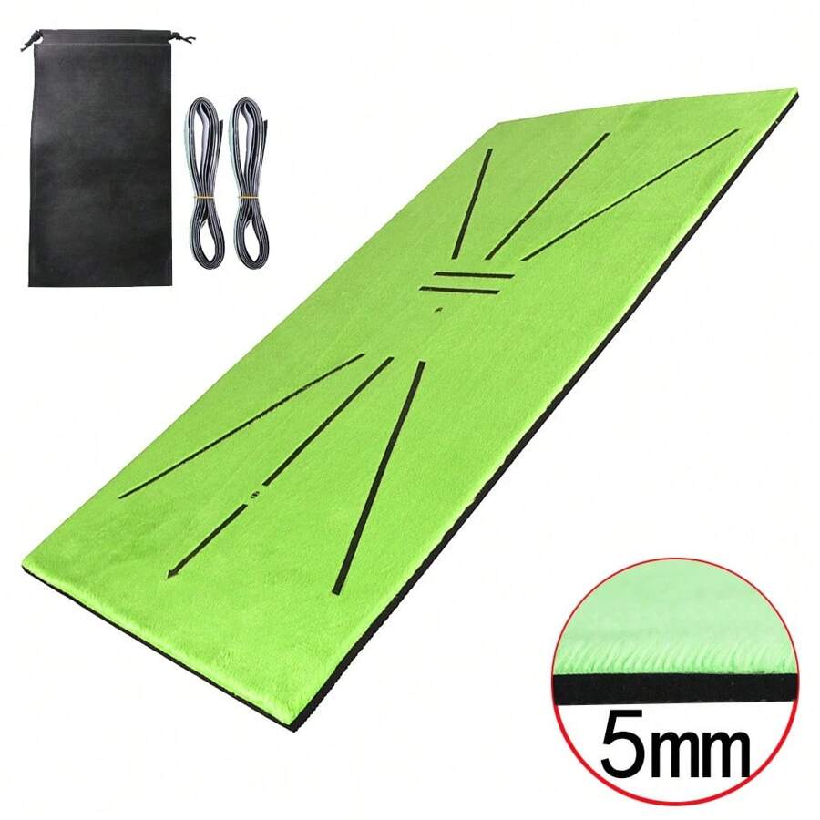 Golf Training Mat Swing Track Practice Marking Pad Detection Batting ...