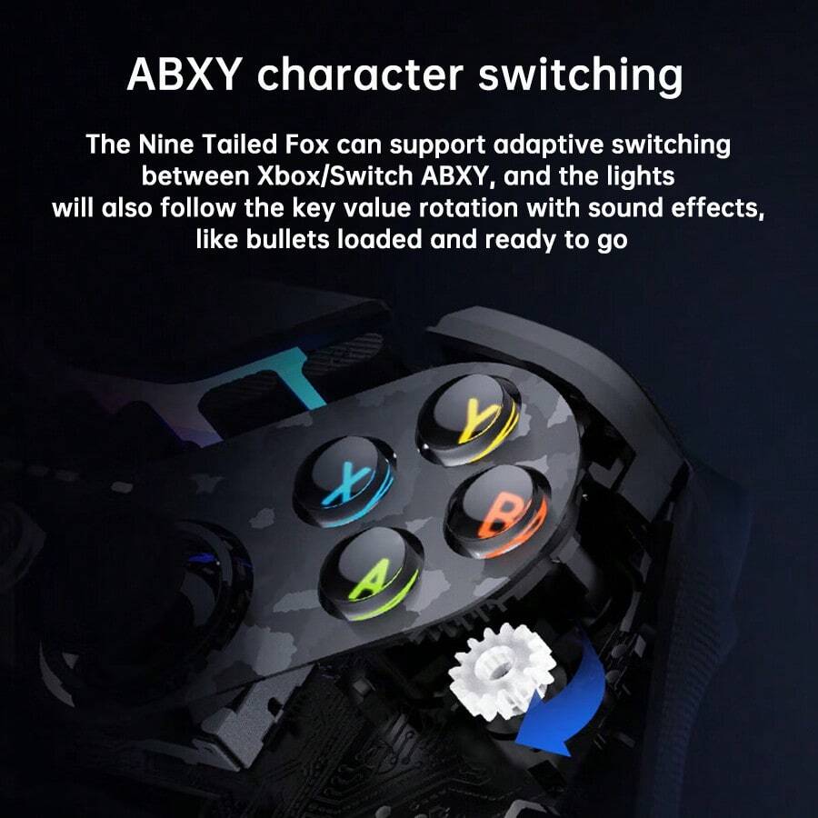 GAMESIR Game Controller T3 Pro Retractable Custom Macro Back Button ...