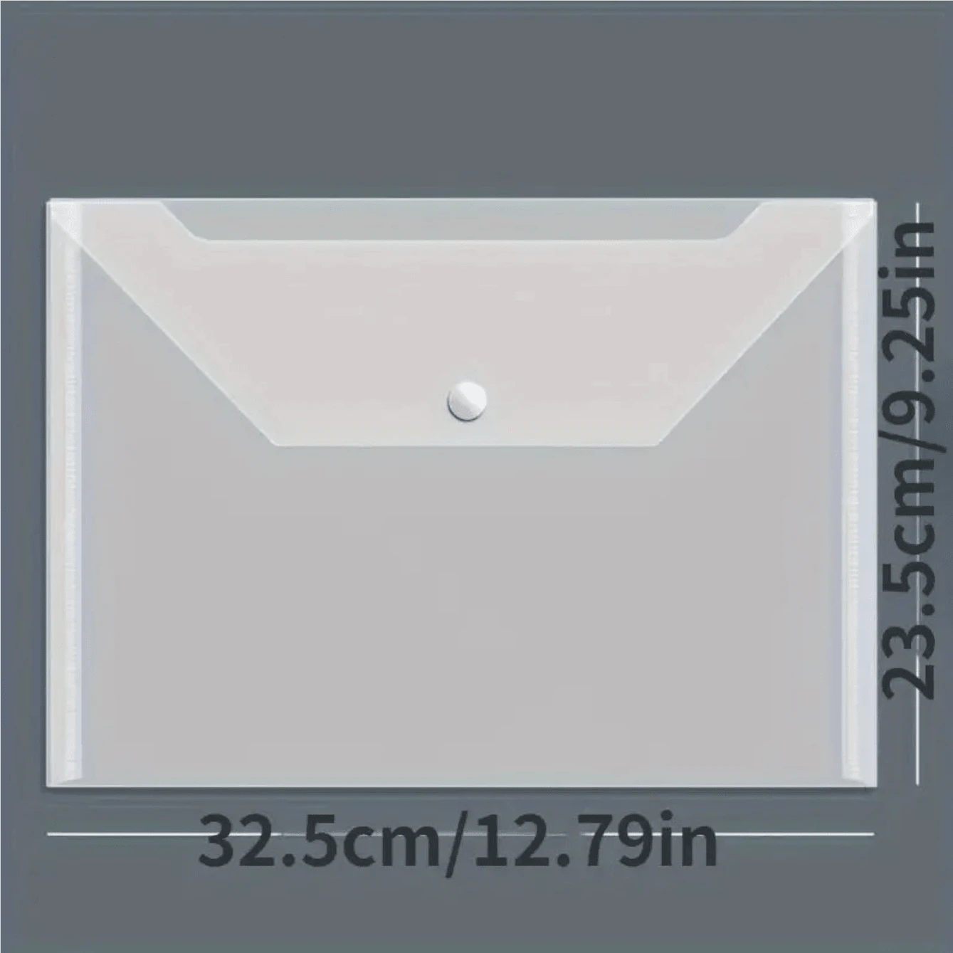 1pc A4 Size Clear Plastic Envelope File Folder - Ideal For Office Data ...