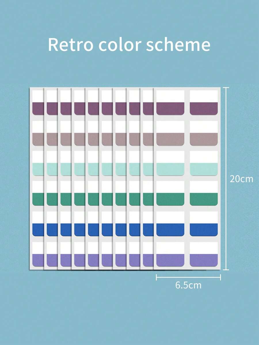 1pc Waterproof Colorful Coded Index Labels - Bright Durable Adhesive ...