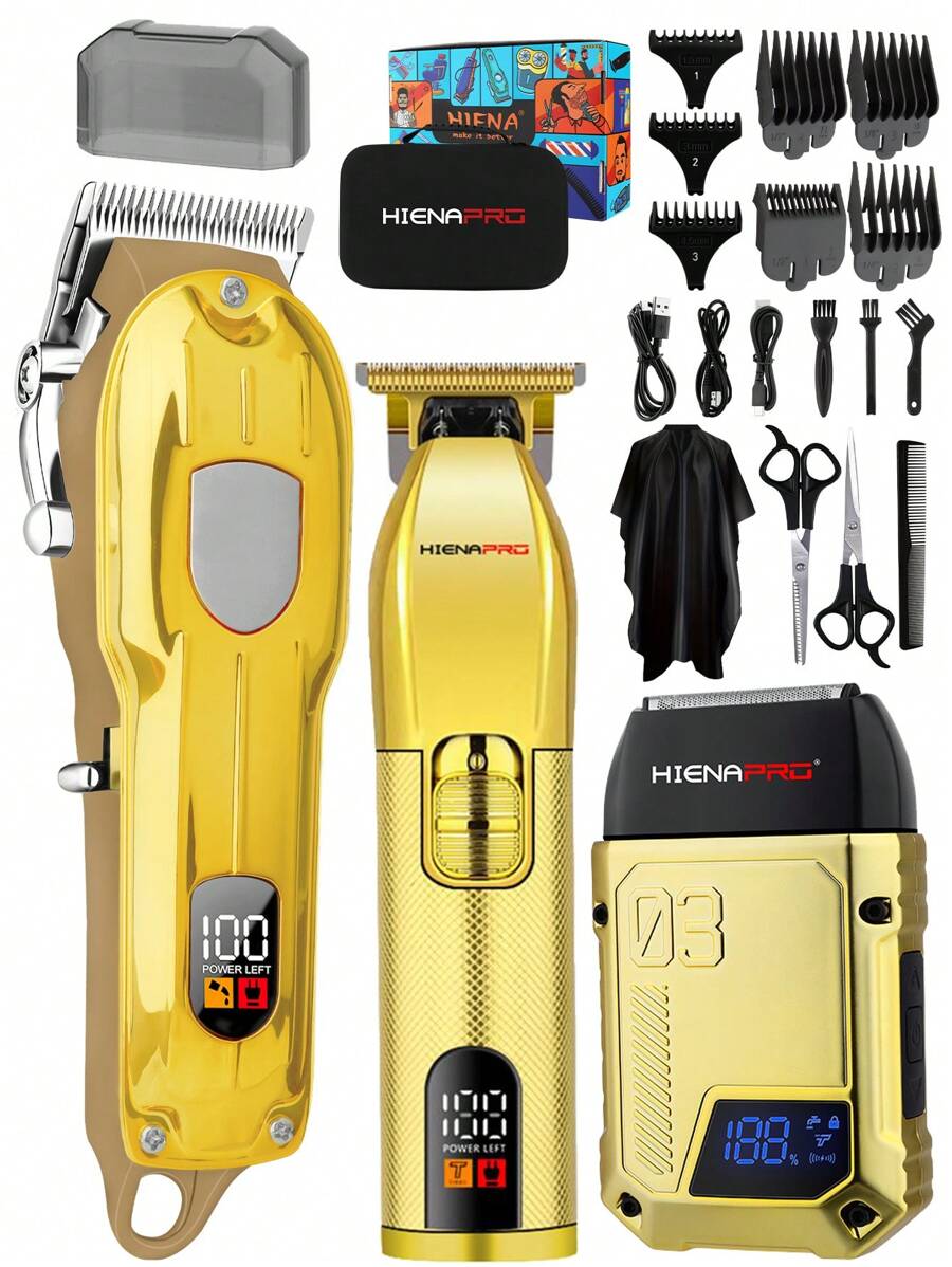 HIENA HIENA PRO Professional Electric Hair Clipper And Shaver Three ...