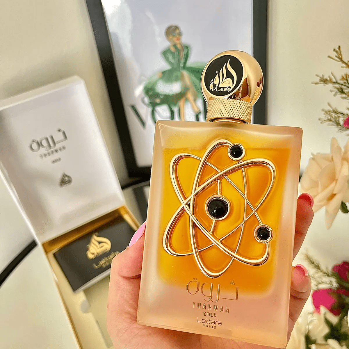 Lattafa Perfume Arabe Tharwah Gold Lattafa Eau De Parfum 100ml - Libre ...