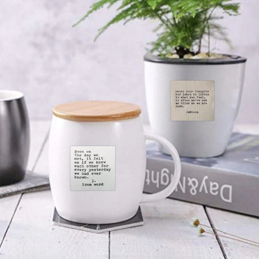 60PCS Vintage Inspirational Quotes Stickers Aesthetic Vinyl Stickers ...