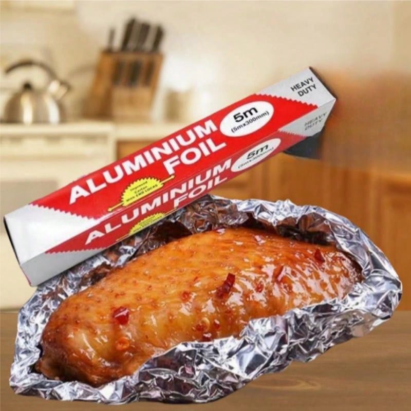 Household Thick Aluminum Foil Paper, One-Time Baking Foil Paper ...
