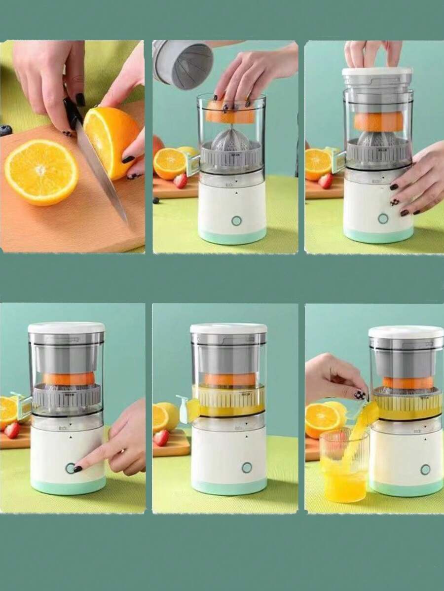 Automatic Juicer Machine With Pulp Separation, Wireless Small-Sized ...